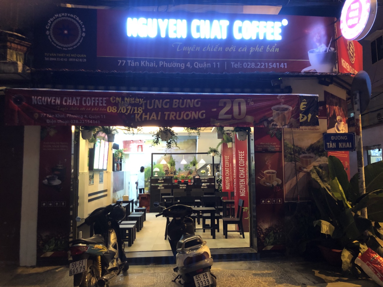 Quán Cafe Ngon Sạch số 77 Tân Khai Quận 11 - Cà phê nguyên chất